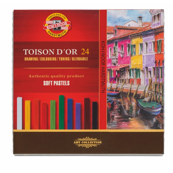 Koh-I-Noor - Toison Dòr Carré Set 24 Farben – Aniart - Everything for Art